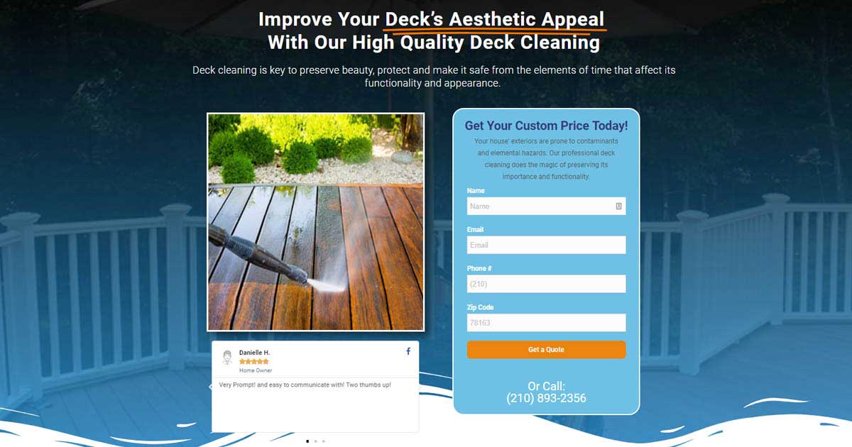 Most Trusted Deck Cleaning Service in San Antonio | Glass Geeks