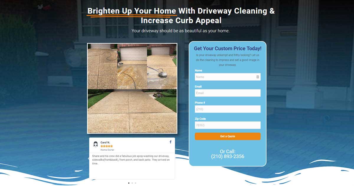 Best Rated Driveway Cleaning Service in San Antonio | Glass Geeks