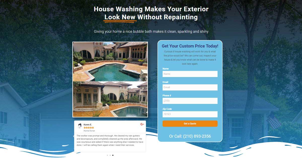 House Washing Service, San Antonio TX | Glass Geeks House Washing