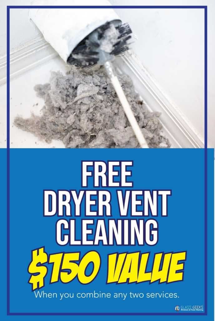 SPRING CLEANING PROMOTION – Free Dryer Vent - Glass Geeks Window ...
